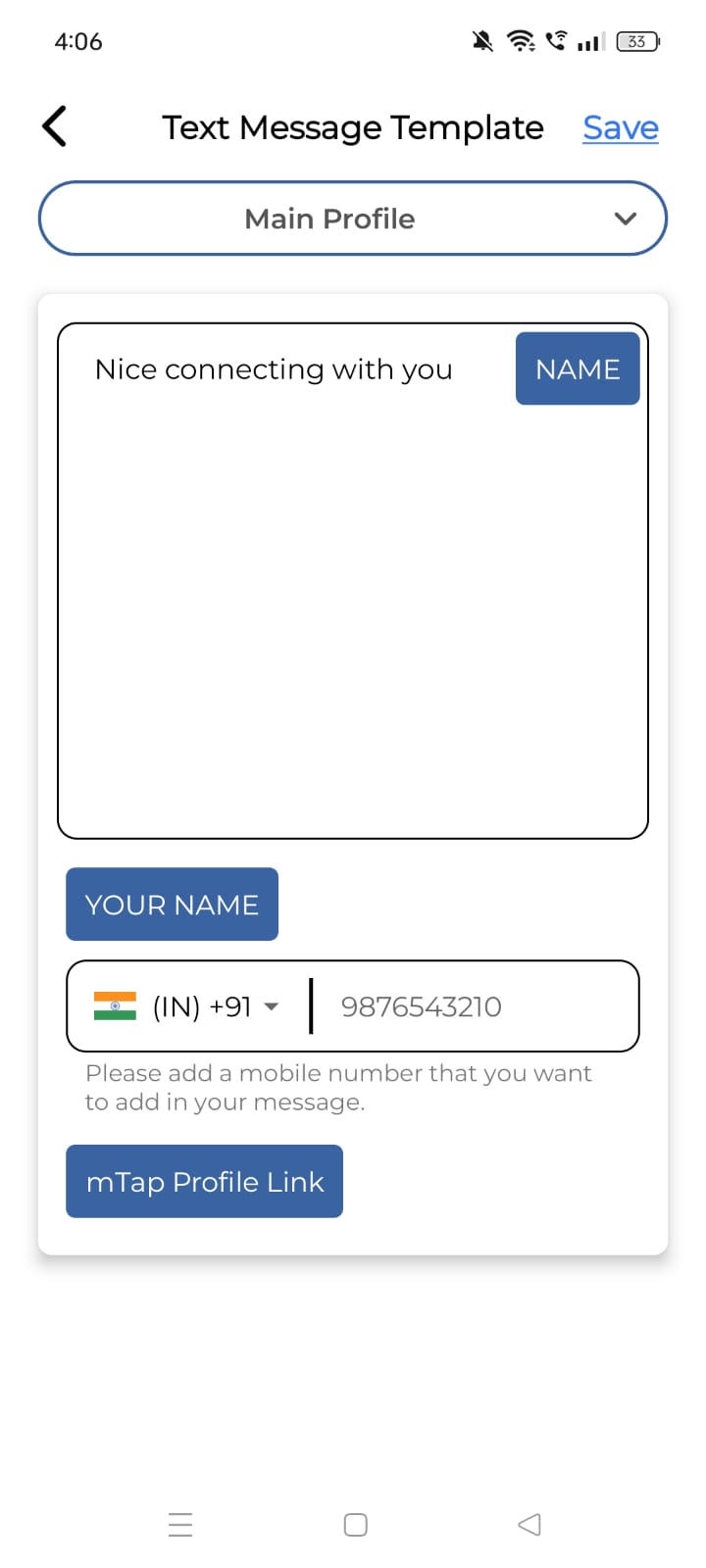 The Menu Tab: Introducing All Elements in The Menu Tab – mTap Quick Start Guide