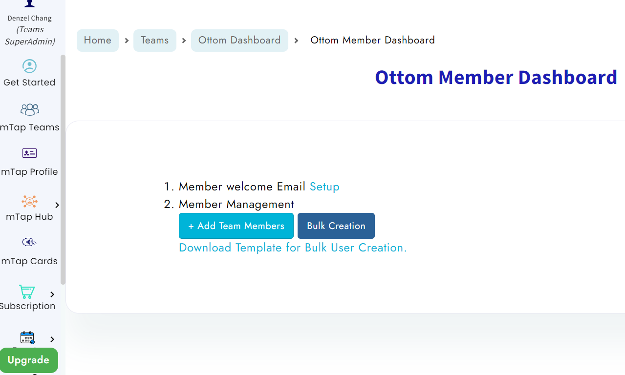 How to Work with Member Management on mTap Business Pro – mTap Quick Start Guide