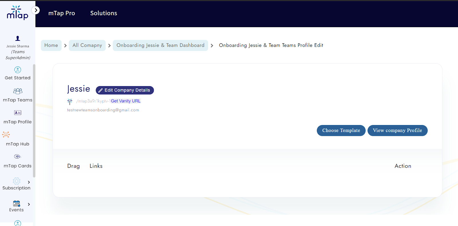 How to Edit & Manage Company Profile on mTap Business Pro – mTap Quick Start Guide