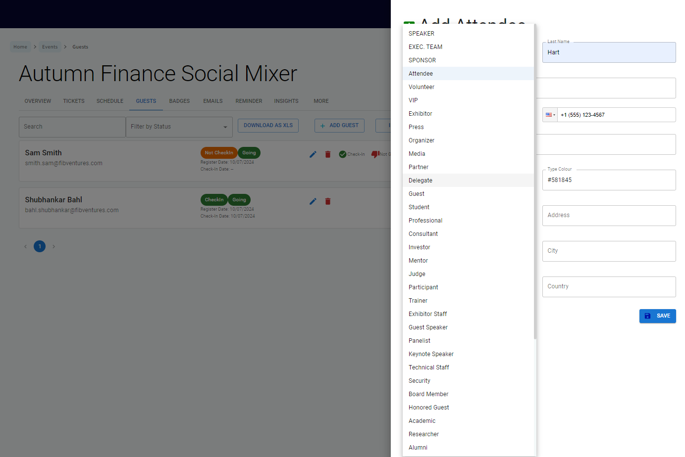 Modify/Update Guest List – mTap Quick Start Guide